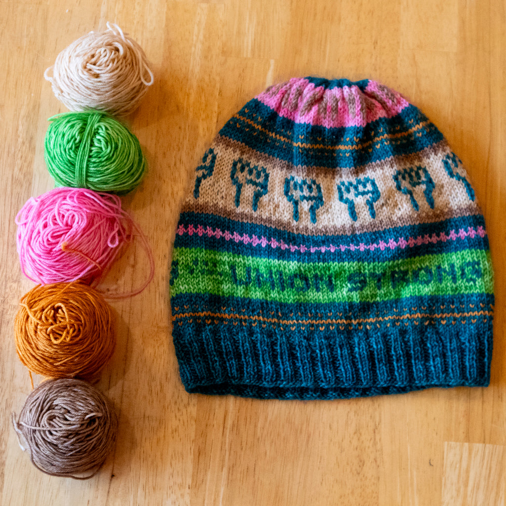 Union Strong Coffee Hat Knit Kit – Dye Mad Yarns