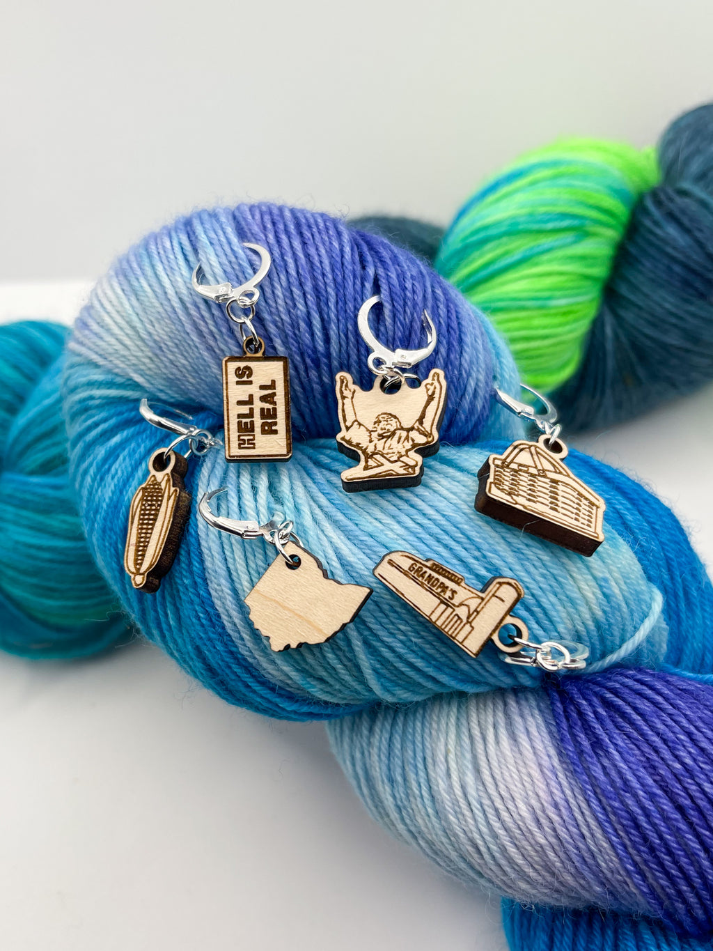 Weird Ohio Stitchmarkers – Dye Mad Yarns